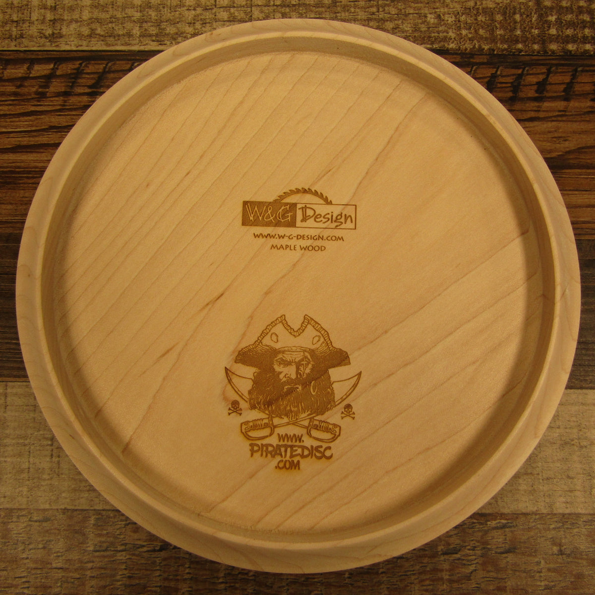 Maple Wood Art Disc Les White Deckhand Pirate Full Size 145 Grams ...